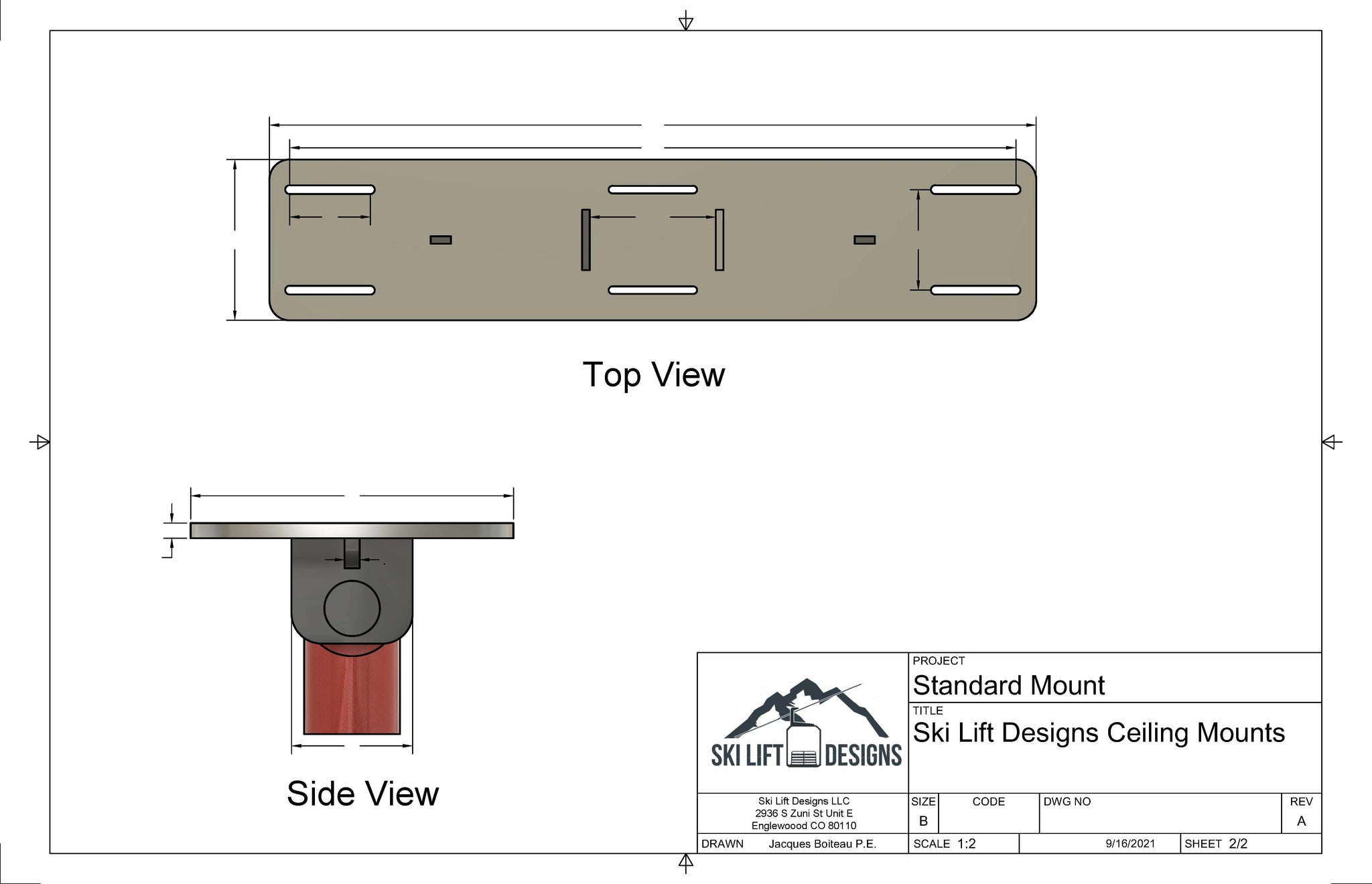Standard Swing Ceiling Mount – Ski Lift Designs